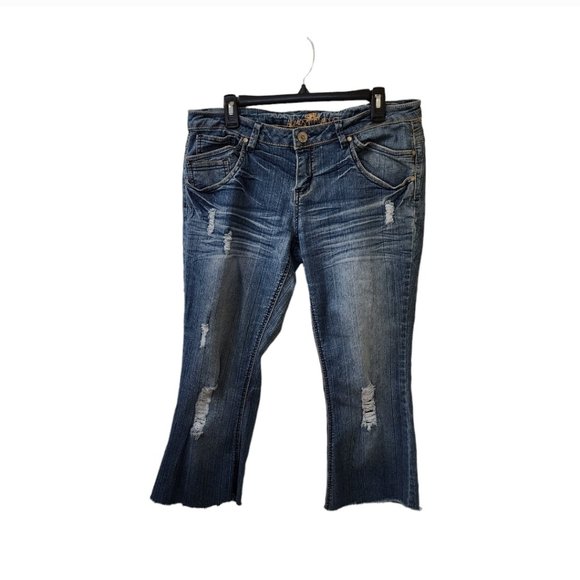 Almost Famous | Jeans | Almost Famous Home Cut Off Jean Crop Capris ...